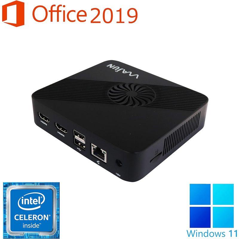 wajun ミニPC Pro-X1(Win 11 Proモデル)/MS Office H&B 2019/Celeron N4100/waju :20231129084636-00854:カー ...