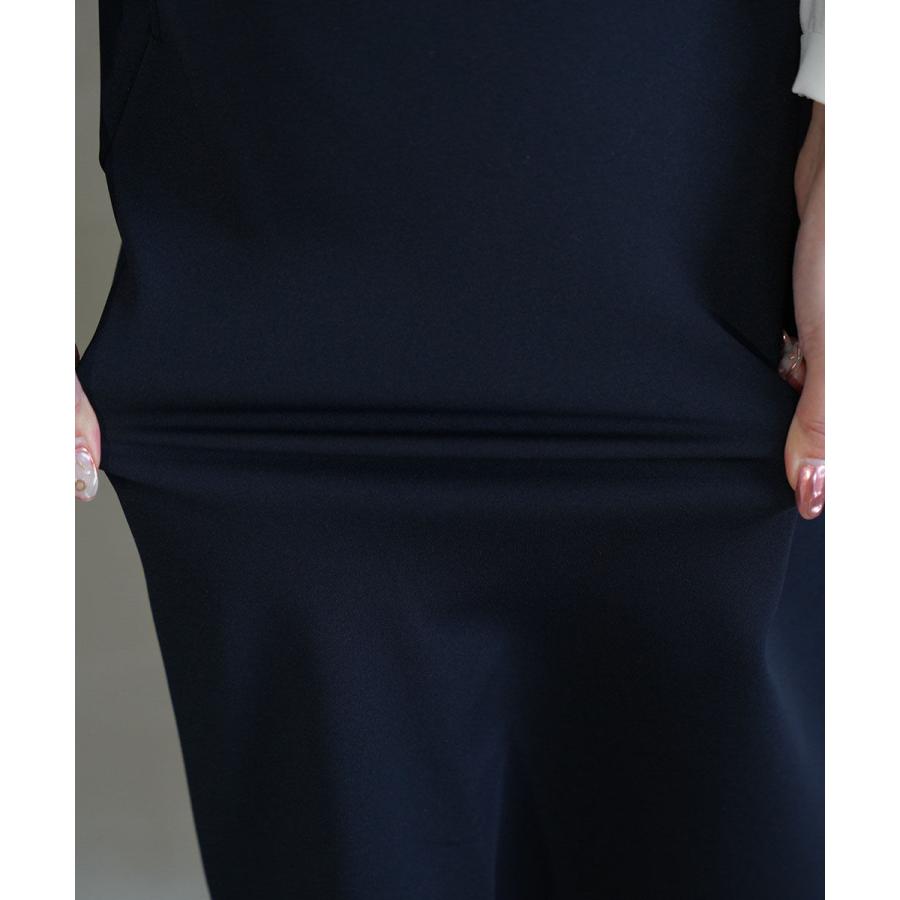 PUPULA（ププラ） アクアダブルニット フレアスカート レディース 国内