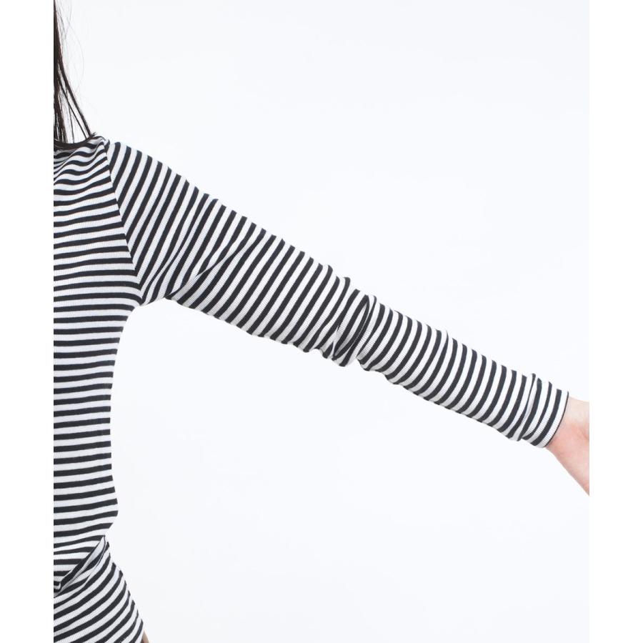 フレンチブル Cion コットンテレコ ボーダー カットソー French Bull