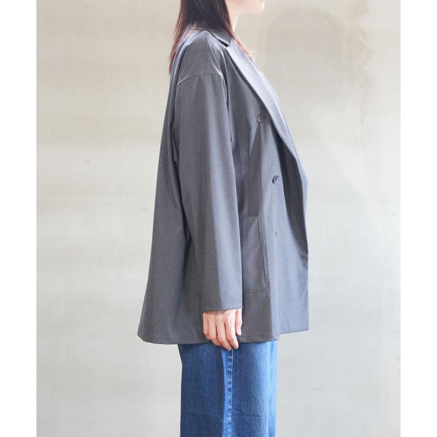 ミズイロインド ダブルブレステッドシャツジャケット mizuiro ind 2025