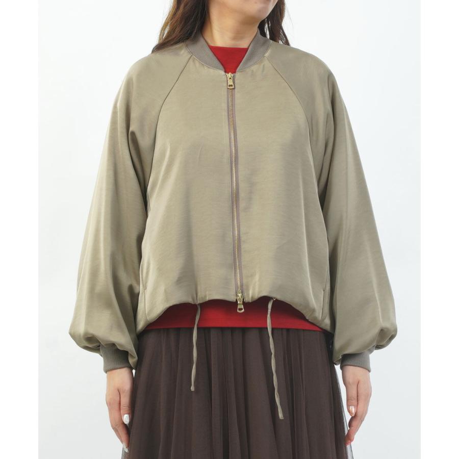 シニヨン サテンボリュームブルゾン CHIGNON 2025秋冬新作 レディース