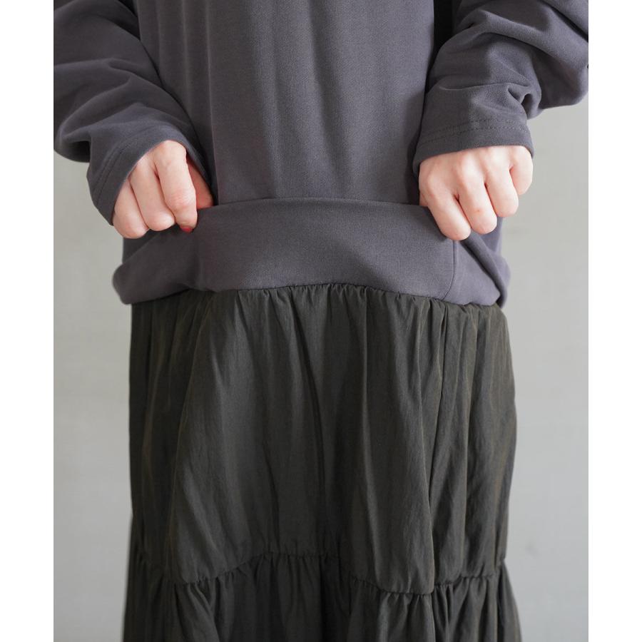 シニヨン パウダー裏毛ドッキングワンピース CHIGNON レディース 国内