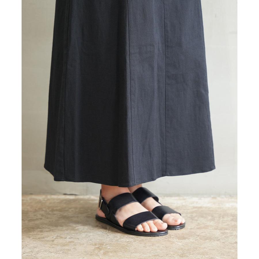 ユイティーム コットンストレッチサロペットスカート huitieme nid