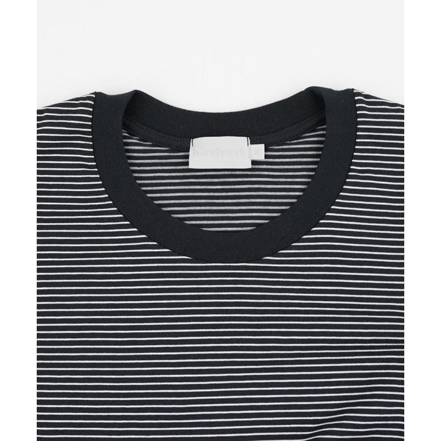 ハンドバーク 60/2 S/S BIG T-SHIRT STRIPE handvaerk レディース