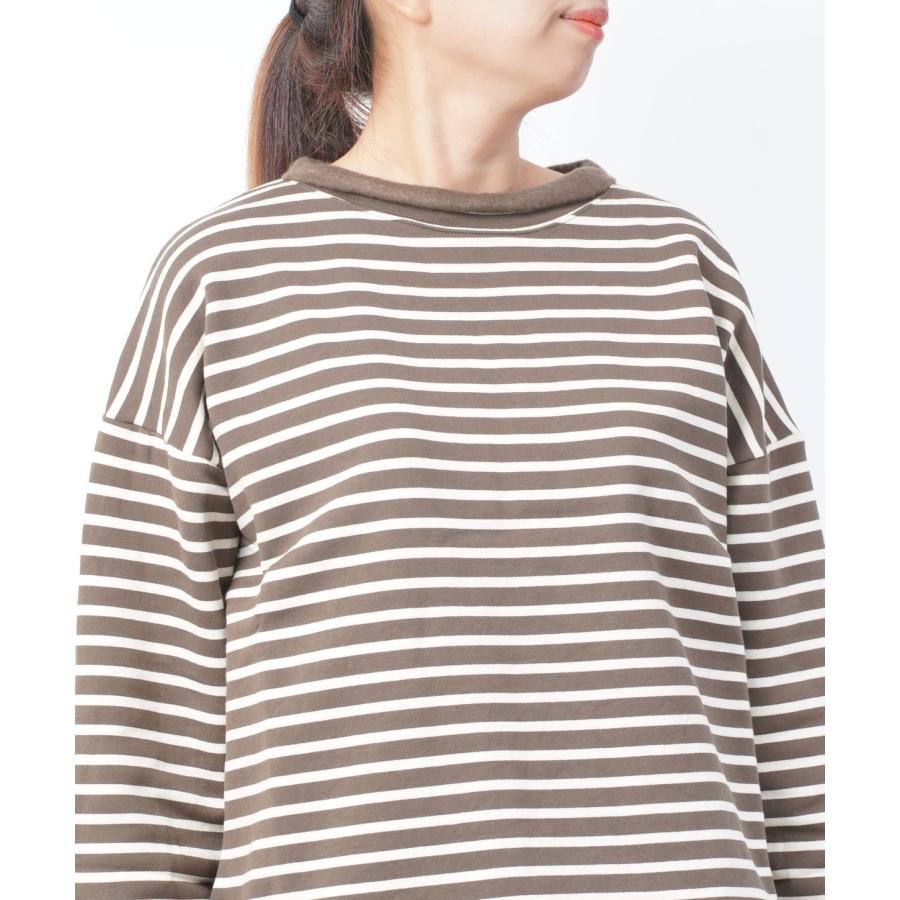 ナチュラルランドリー ワイド プルオーバー NATURAL LAUNDRY 7215C-081 国内正規品  送料無料 NATURAL LAUNDRY（ナチュラルランドリー） ワイド ロールプルオーバー