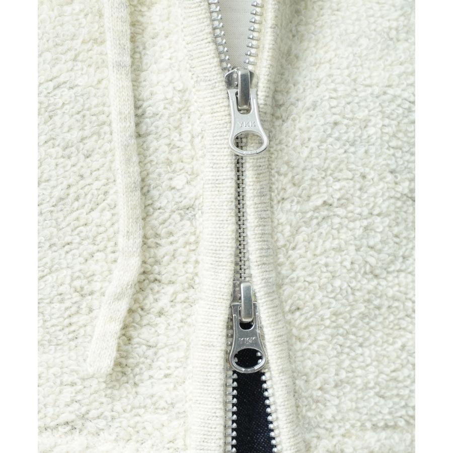 NATURAL LAUNDRY（ナチュラルランドリー） ループニット ジップアップ