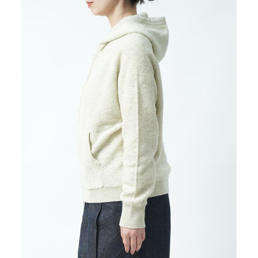 NATURAL LAUNDRY（ナチュラルランドリー） ループニット ジップアップ