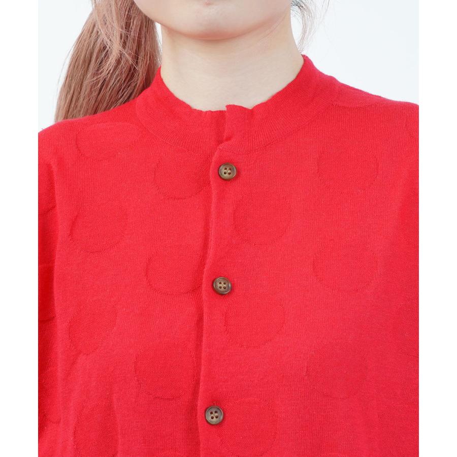 NATURAL LAUNDRY（ナチュラルランドリー） L/Cドットカーディガン