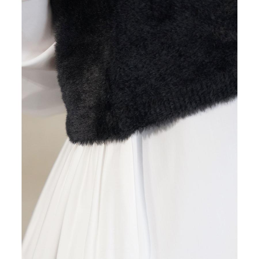 ユイティーム フェザー+プリーツブラウス huitieme nid 2025秋冬新作