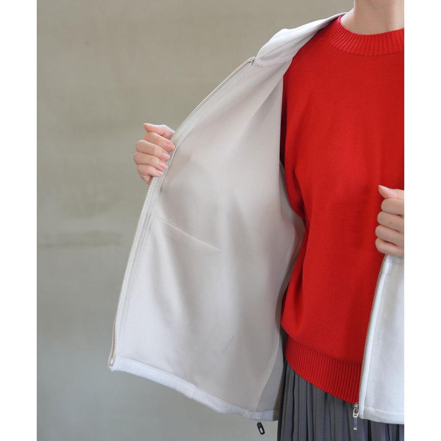 イノウェーブ マシュマロスウェード ジップパーカー INNOWAVE