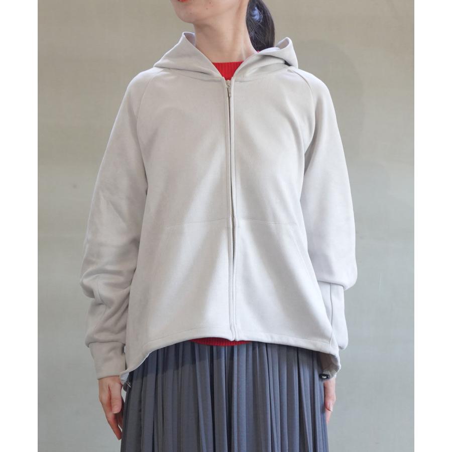 イノウェーブ マシュマロスウェード ジップパーカー INNOWAVE