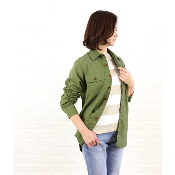 chimala chimala(チマラ)コットン 長袖 ミリタリー シャツ “30’S STYLE DENIM BOYSCOUT SHIRT ...