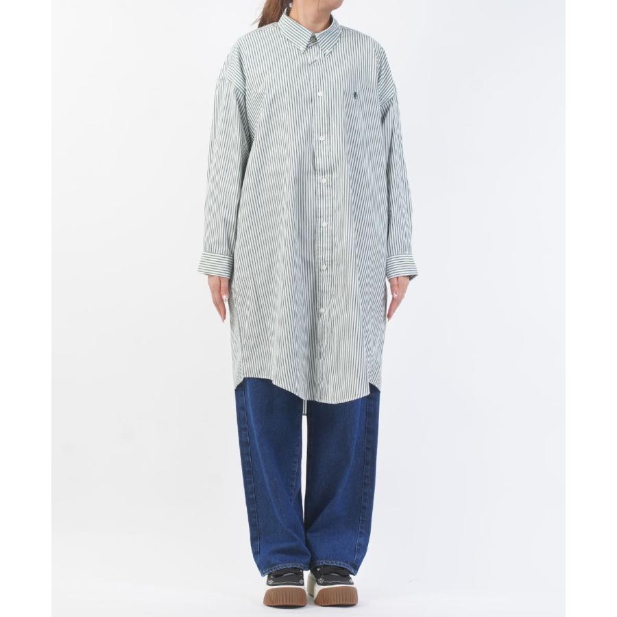 GYMPHLEX（ジムフレックス） ボタンダウン シャツドレス レディース