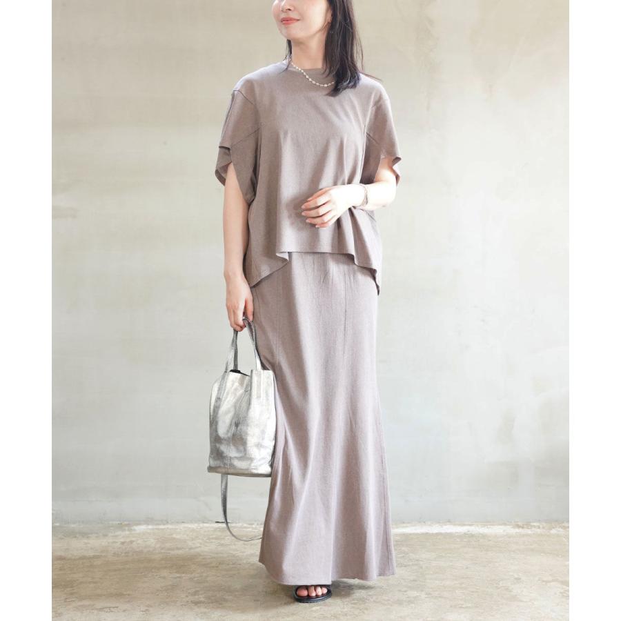 オードリーアンドジョンワッド ピグメント加工天竺ハーフスリーブプルオーバー audrey and john wad L4954 国内正規品 2025春夏新作 送料無料 Audrey and John Wad（オードリーアンドジョンワッド） ピグメント加工