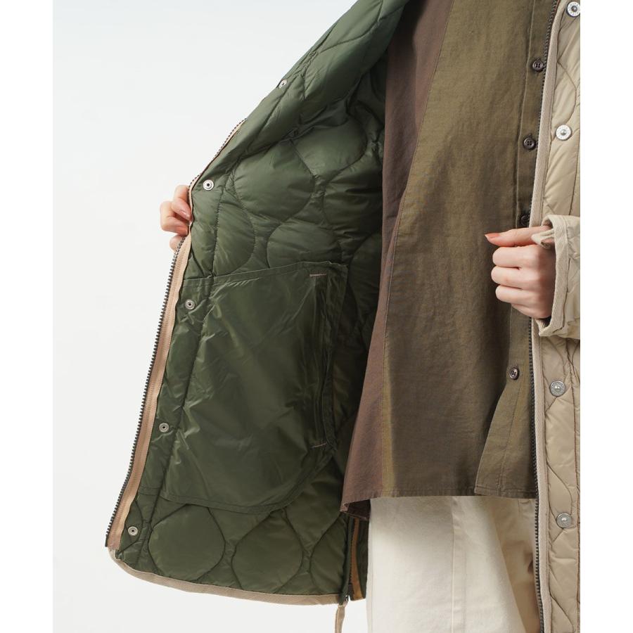 タイオン ミリタリー M65 ライナーWジップ ダウンジャケット ソフトシェル TAION レディース メンズ 国内正規品 : etre!par bleu comme bleu - 通販 ...