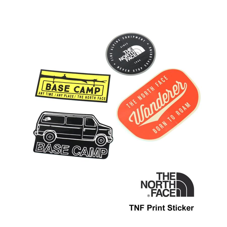 THE NORTH FACE ザ ノースフェイス ステッカー シール TNFプリントステッカー TNF Print Sticker レディース ...