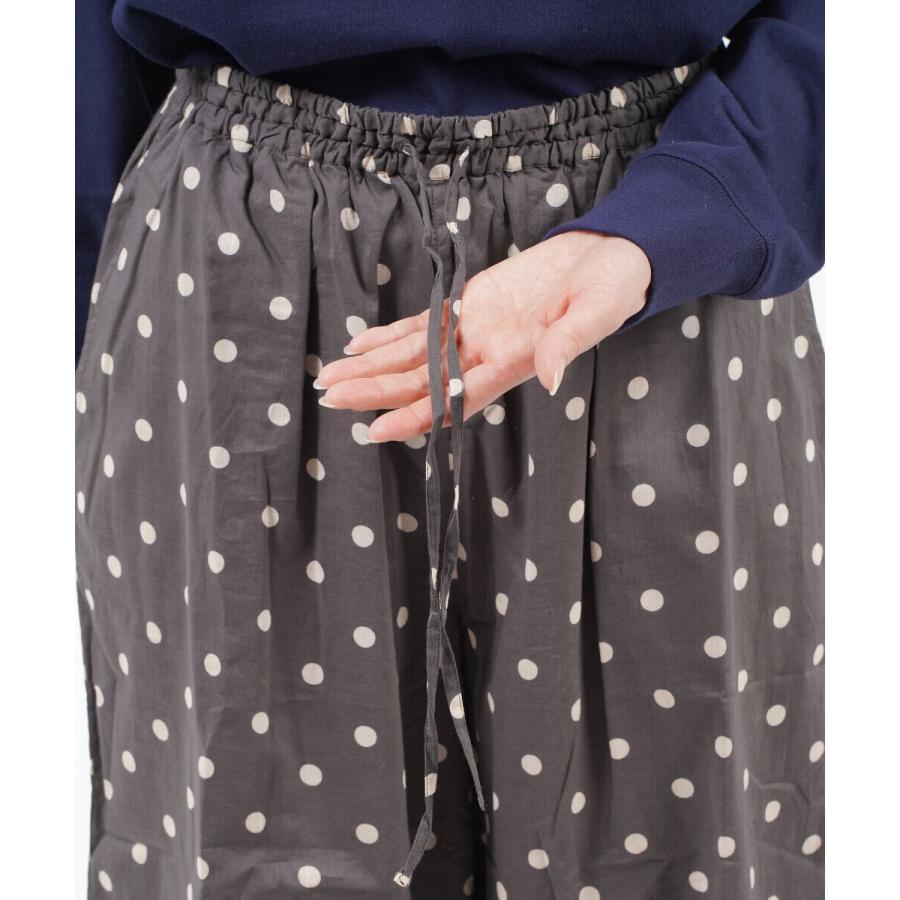 SOIL(ファッション) ソイル ワイドパンツ イージーパンツ CO VOILE DOT PRINT WIDE EASY PANTS SOIL ...