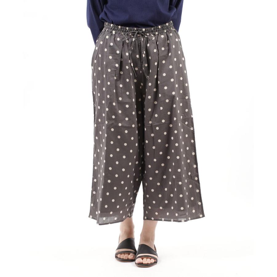 SOIL(ファッション) ソイル ワイドパンツ イージーパンツ CO VOILE DOT PRINT WIDE EASY PANTS SOIL ...