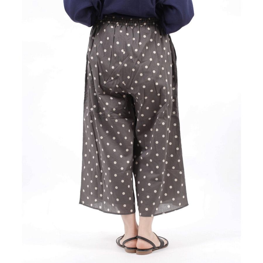 SOIL(ファッション) ソイル ワイドパンツ イージーパンツ CO VOILE DOT PRINT WIDE EASY PANTS SOIL ...