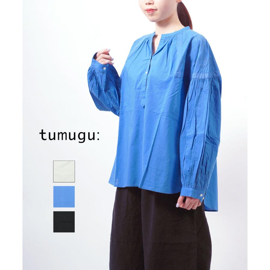 tumugu ツムグ ブラウス シャツ レディース 国内正規品 : etre!par bleu comme bleu - 通販 - Yahoo!ショッピング