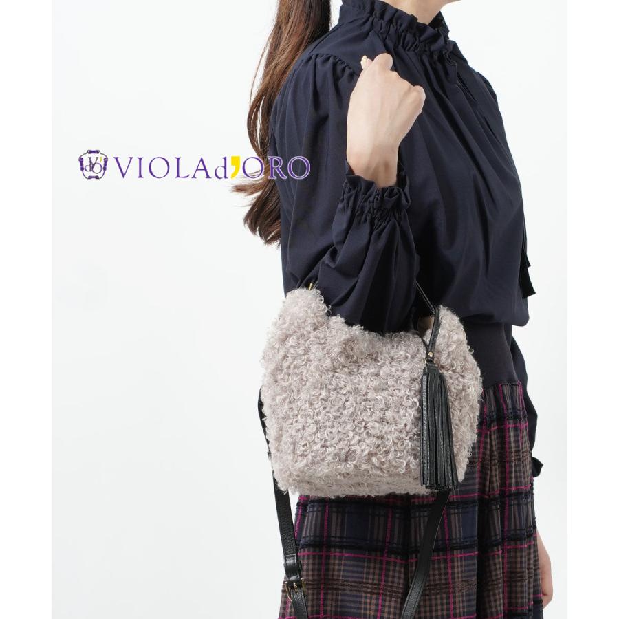 VIOLAd'ORO ヴィオラドーロ エコファー バッグ ELMO エルモ レディース 国内正規品 : etre!par bleu comme bleu - 通販 - Yahoo!ショッピング
