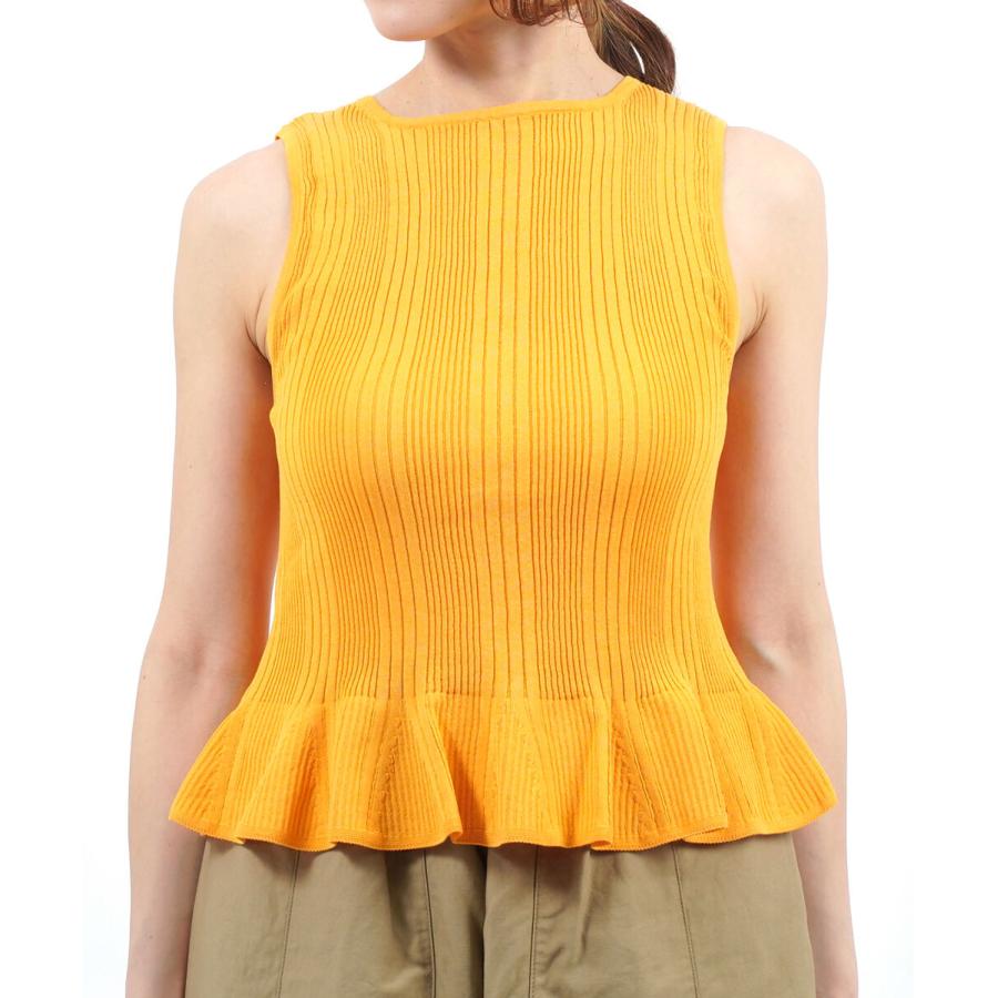 アンフィル プルオーバー サマーニット high twist cotton ribbed-knit sleeveless top unfil WHSP-UW134 国内正規品 220303 送料無料 UNFIL（アンフィル） プルオーバー サマーニット high twist cotton