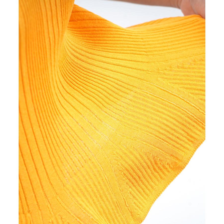 UNFIL（アンフィル） プルオーバー サマーニット high twist cotton