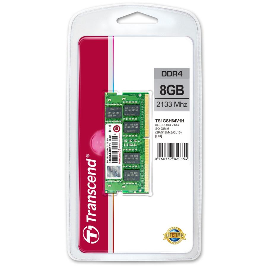 Transcend ノートPC用メモリ トランセンド TS1GSH64V1H [8GB DDR4 2133 SO-DIMM 15-15-15 ...