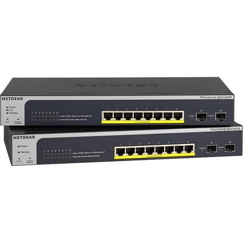 NETGEAR スイッチングハブ GS510TPP-100AJS [GS510TPP PoE+(190W) ギガ8P L2+ スマートスイッチ ...