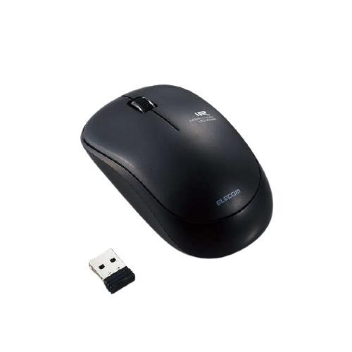 ELECOM IR LEDマウス エレコム M-IR07DRSKBK [IRマウス/無線/3ボタン/静音ボタン/抗菌/ブラック] : イートレンドヤフー店 - 通販 - Yahoo!ショッピング