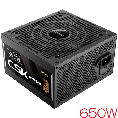 Antec（アンテック） PC電源ユニット ANTEC CSK650DC [ATX 12V電源 80PLUS BRONZE認証 CSK DC ...