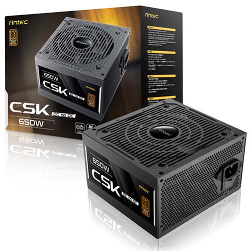 Antec（アンテック） PC電源ユニット ANTEC CSK650DC [ATX 12V電源 80PLUS BRONZE認証 CSK DC ...