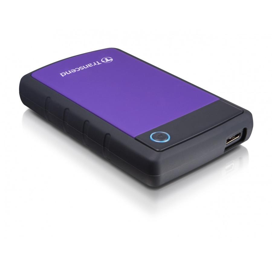 Transcend ポータブルHDD トランセンド TS1TSJ25H3P [耐衝撃ポータブルHDD StoreJet 25H3 USB 3. ...