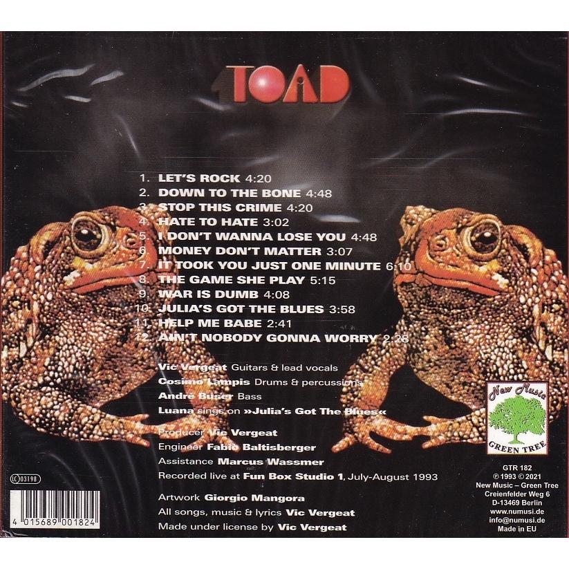 【新品CD】 TOAD / Stop This Crime : ユークリッド Yahoo!店 - 通販 - Yahoo!ショッピング