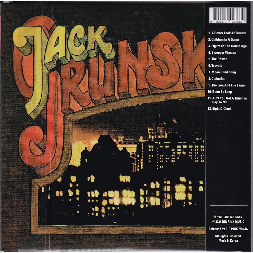 【新品CD】 Jack Grunsky / Toronto : ユークリッド Yahoo!店 - 通販 - Yahoo!ショッピング