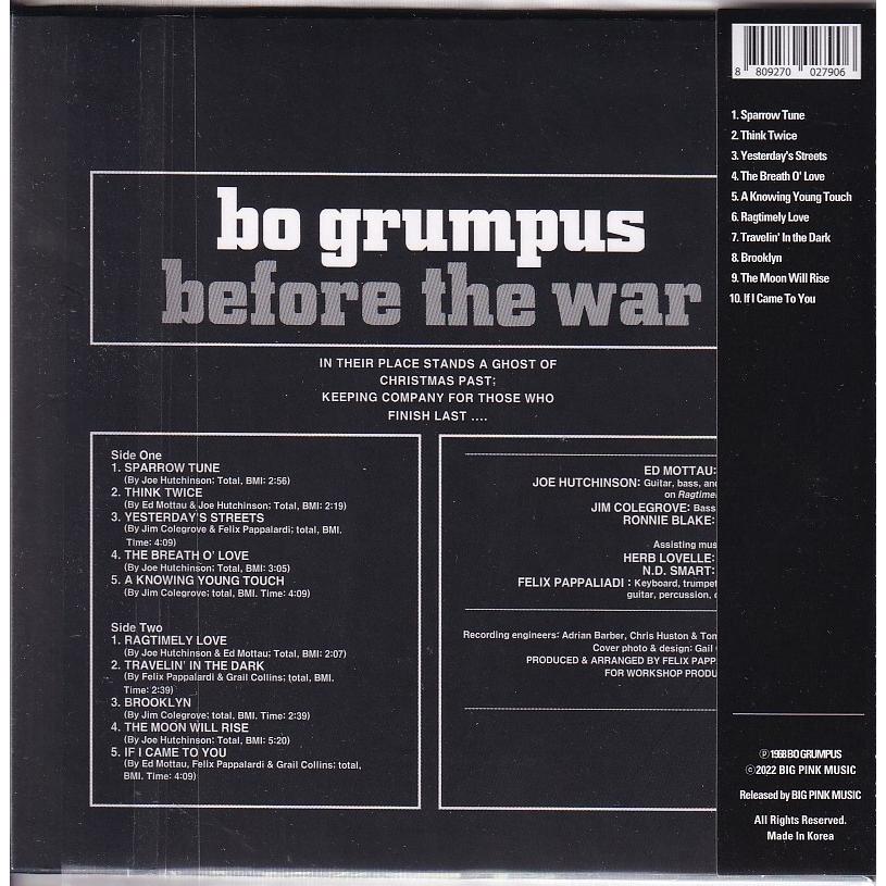 【新品CD】 Bo Grumpus / Before The War : ユークリッド Yahoo!店 - 通販 - Yahoo!ショッピング