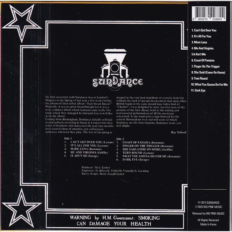 【新品CD】 Sundance / Chuffer : ユークリッド Yahoo!店 - 通販 - Yahoo!ショッピング