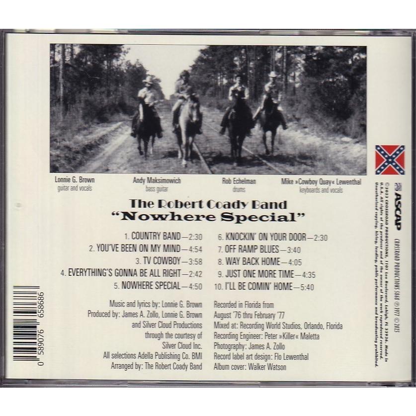 【新品CD】 Robert Coady Band / Nowhere Special : 10372 : ユークリッド Yahoo!店 ...
