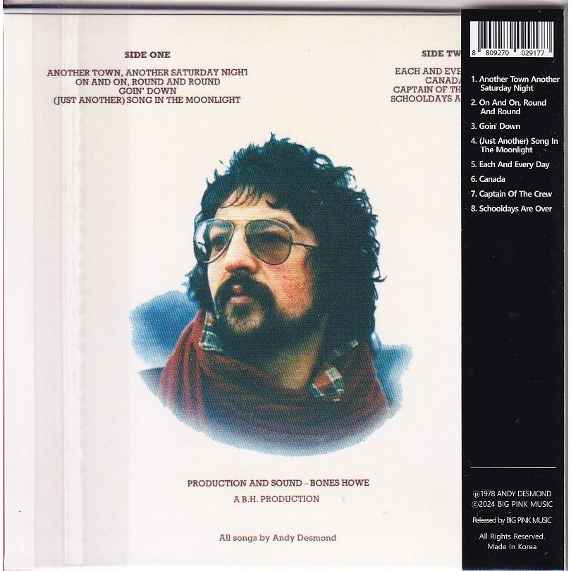 【新品CD】 Andy Desmond / S/T : ユークリッド Yahoo!店 - 通販 - Yahoo!ショッピング