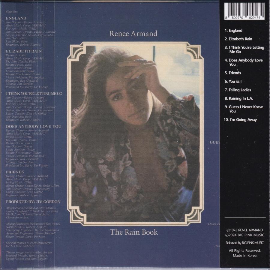 【新品CD】 Renee Armand / The Rain Book : ユークリッド Yahoo!店 - 通販 - Yahoo!ショッピング