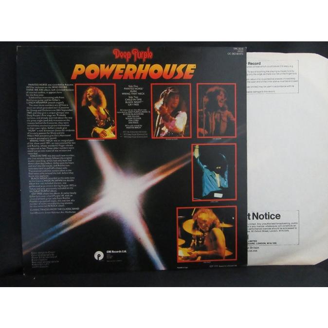 【中古レコード】 DEEP PURPLE / Powerhouse : ユークリッド Yahoo!店 - 通販 - Yahoo!ショッピング