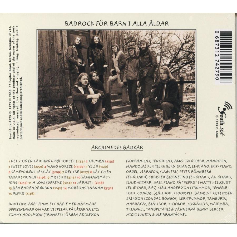 【新品CD】 Archimedes Badkar / Badrock For Barn I Alla Aldar : ユークリッド Yahoo ...