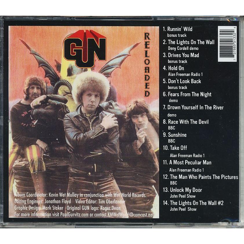 【新品CD】 GUN / Reloaded : 4813 : ユークリッド Yahoo!店 - 通販 - Yahoo!ショッピング