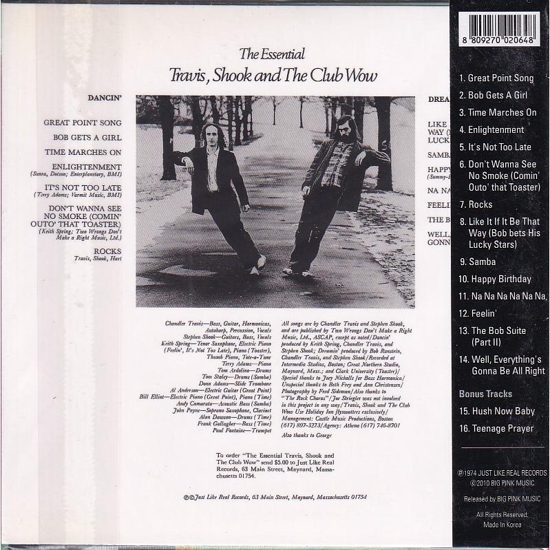 【新品CD】 TRAVIS SHOOK and THE CLUB WOW / ESSENTIAL : ユークリッド Yahoo!店 - 通販 ...