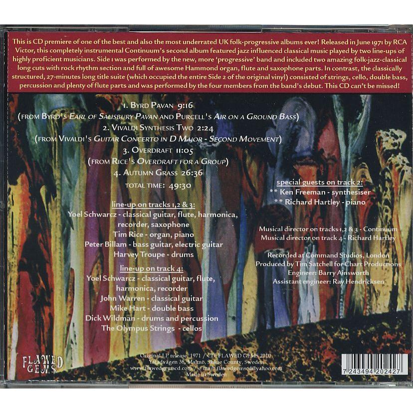 【新品CD】 CONTINUUM / Autumn Grass : ユークリッド Yahoo!店 - 通販 - Yahoo!ショッピング