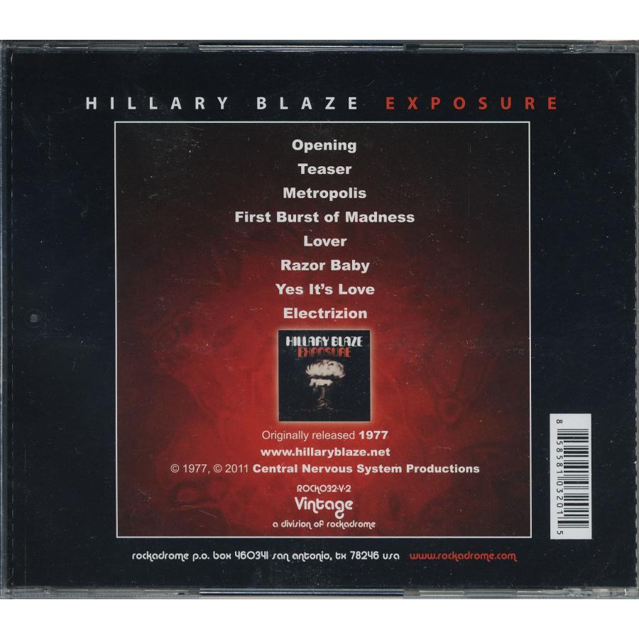 【新品CD】 HILLARY BLAZE / Exposure : 5927 : ユークリッド Yahoo!店 - 通販 - Yahoo!ショッピング
