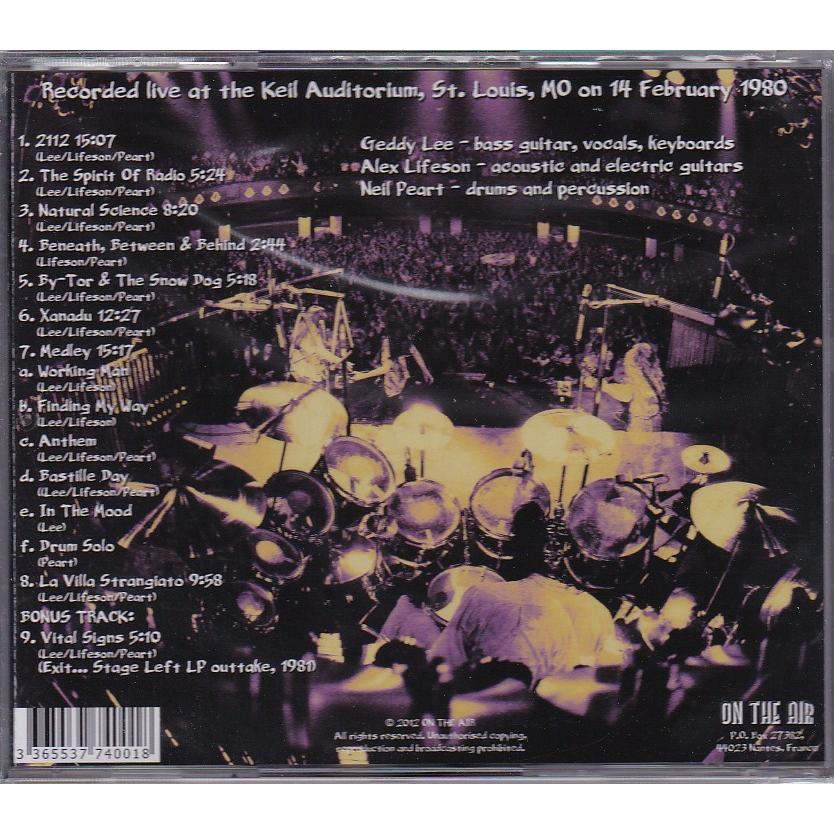 【新品CD】 Rush / Live in St.Louis 1980 : ユークリッド Yahoo!店 - 通販 - Yahoo!ショッピング