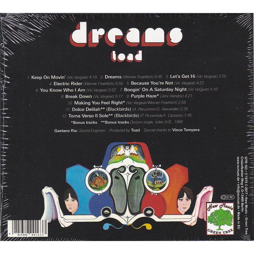 【新品CD】 TOAD / Dreams : ユークリッド Yahoo!店 - 通販 - Yahoo!ショッピング
