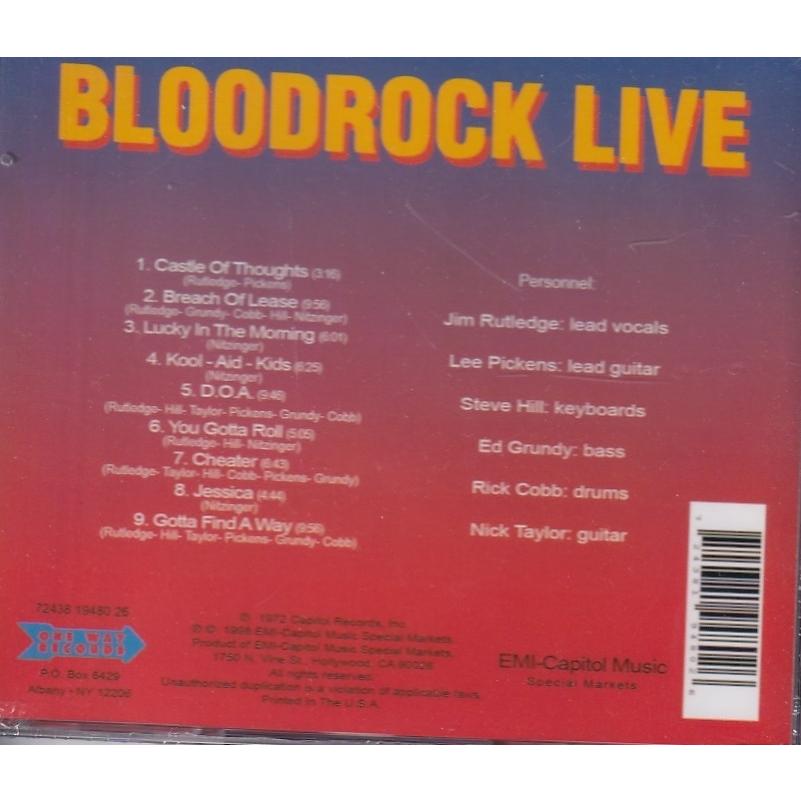 【新品CD】 Bloodrock / Live : ユークリッド Yahoo!店 - 通販 - Yahoo!ショッピング