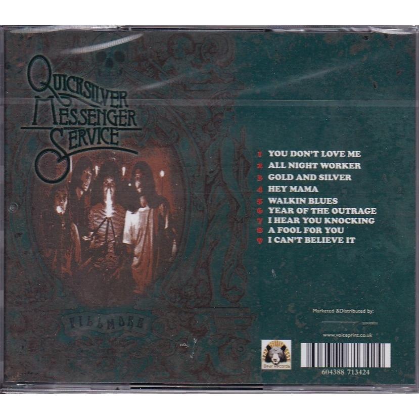 【新品CD】 QUICKSILVER MESSENGER SERVICE / Live at the Filmore 6th Febuary ...